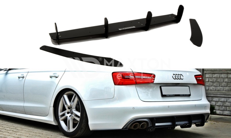 Dyfuzor RACE Tylnego Zderzaka ABS - Audi A6 C7 Avant S-line - z ... Dyfuzor RACE Tylnego Zderzaka ABS - Audi A6 C7 Avant S-line - z ...