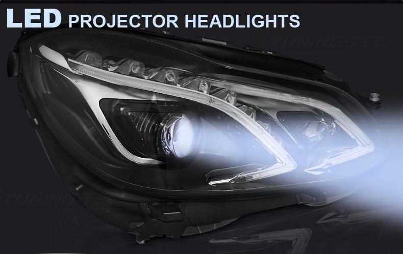 Lampy przód Mercedes E-klasa W212 13-16 FULL LED DRL diodowe LPMEC0 ...